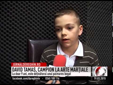 DAVID TAMAS, CAMPION LA ARTE MARŢIALE (2015 03 19) - YouTube