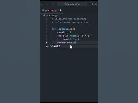 calculate the Factorial | #python #pythonprogramming#coding#learnpython #pythonforbeginners ...