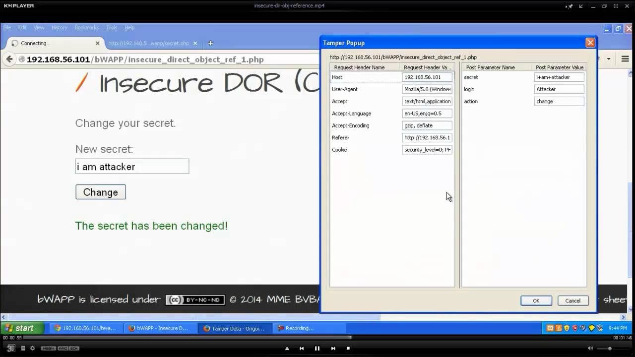 Insecure Direct Object Reference Exploit - YouTube