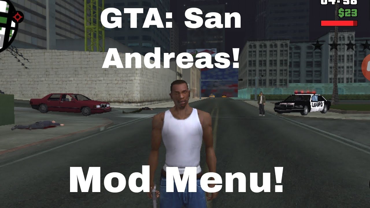 GTA: San Andreas com Mod Menu!!! (GTA: San Andreas) - YouTube