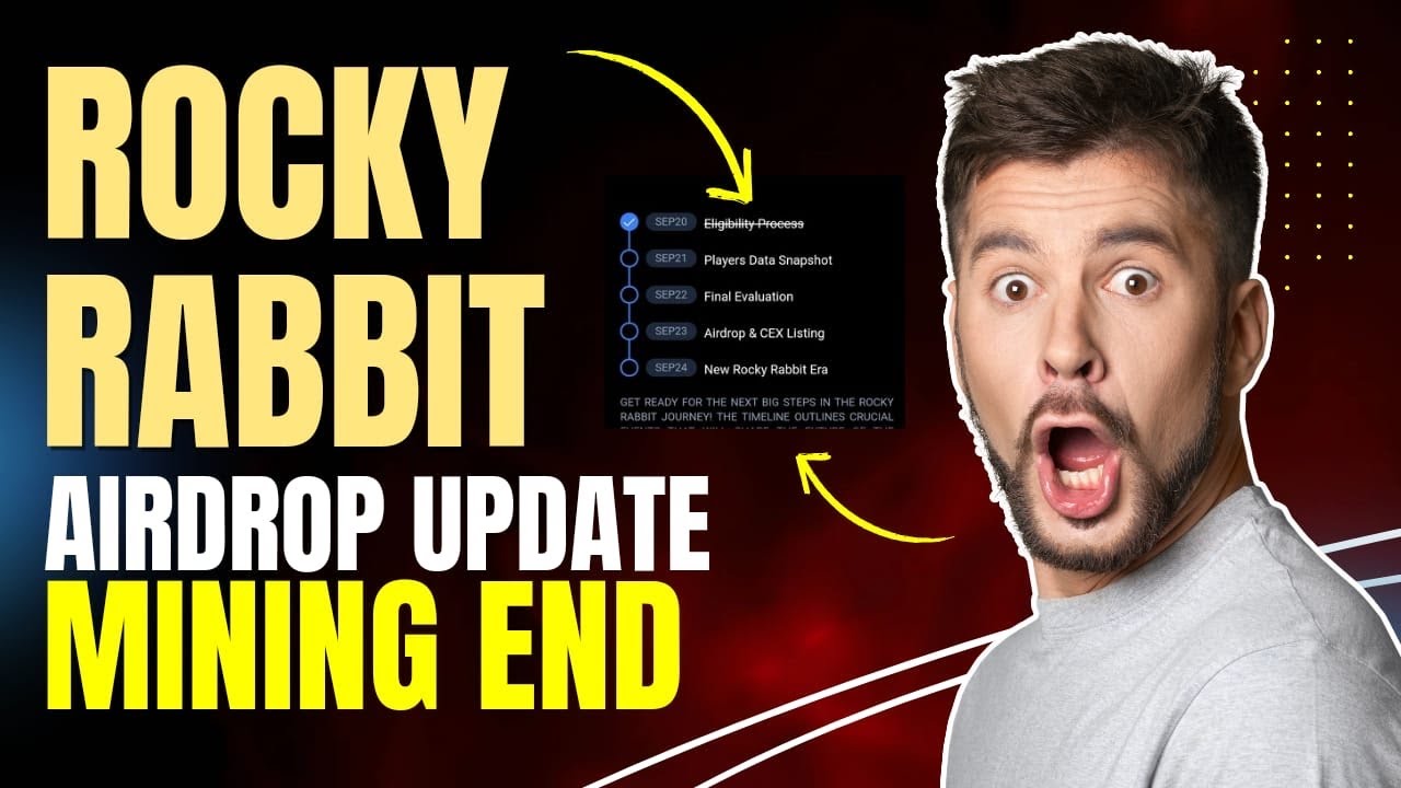 ROCKY RABBIT BIGGEST AIRDROP UPDATE | HOW MUCH COIN | Exchange Listing ...