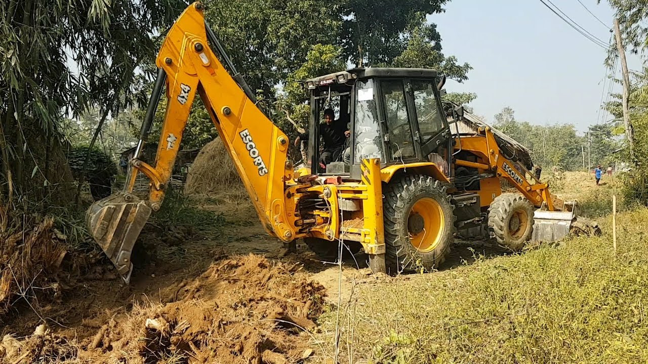 JCB vs BAMBOO ROOTS - JCB Dozer Pulling Bamboo Roots - JCB VIDEO - YouTube