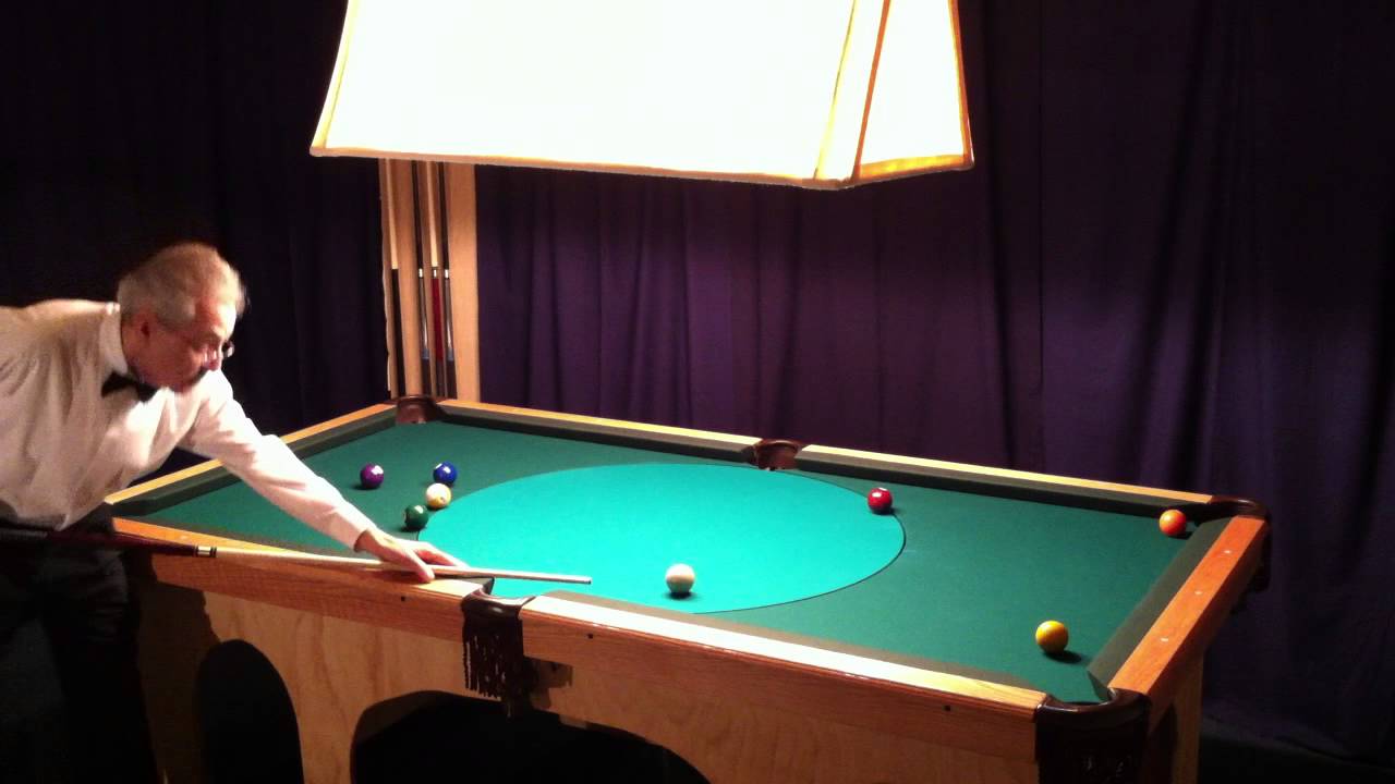 9-Ball played on "Rotary Billiards Table" demo - YouTube