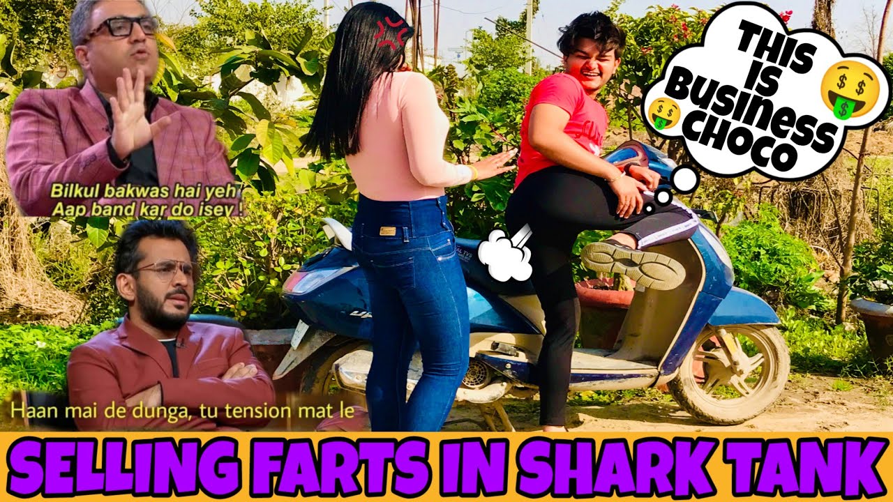 fart selling prank in shark tank || prank on girlfriend || shark tank ...
