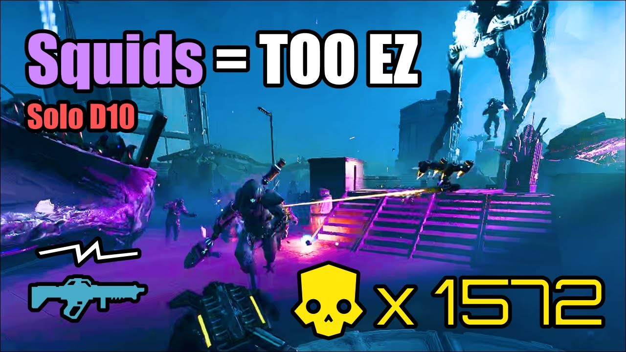 This Arc Thrower build makes Squids a WALK in the PARK (Solo D10 ...