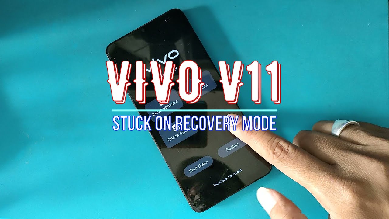 VIVO V11 Stuck on recovery mode solved by Format user data - YouTube