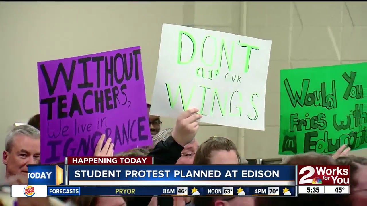 Edison students plan to walk out Wednesday - YouTube