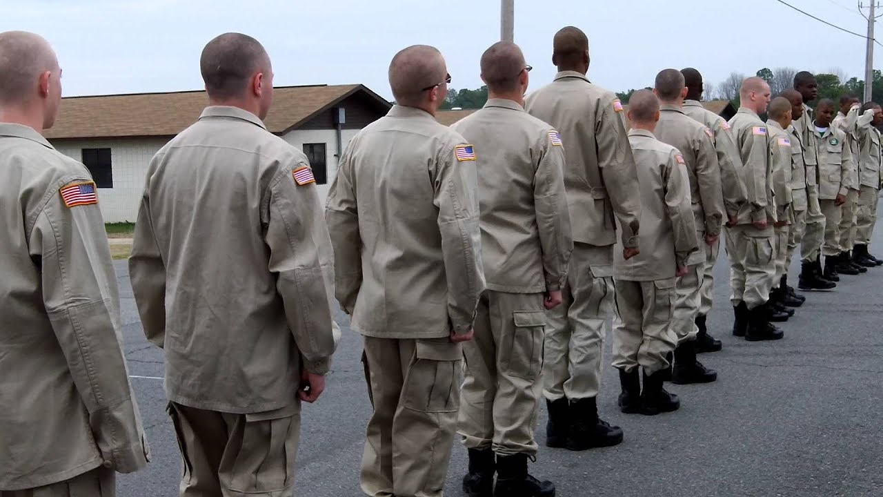 Arkansas National Guard Youth Challenge - 3rd Platoon - Marching ...