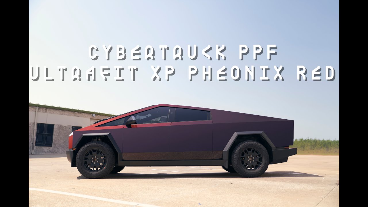 Cybertruck PPF Ultrafit XP Phoenix Red | Royal Auto Finishes | Austin ...