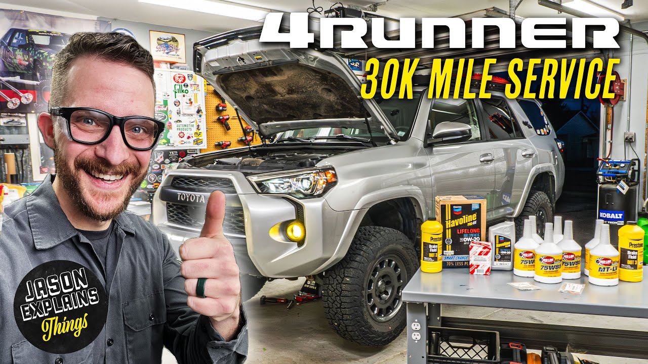 Toyota 4Runner 30,000 Mile: MAJOR SERVICE DIY GUIDE! - YouTube
