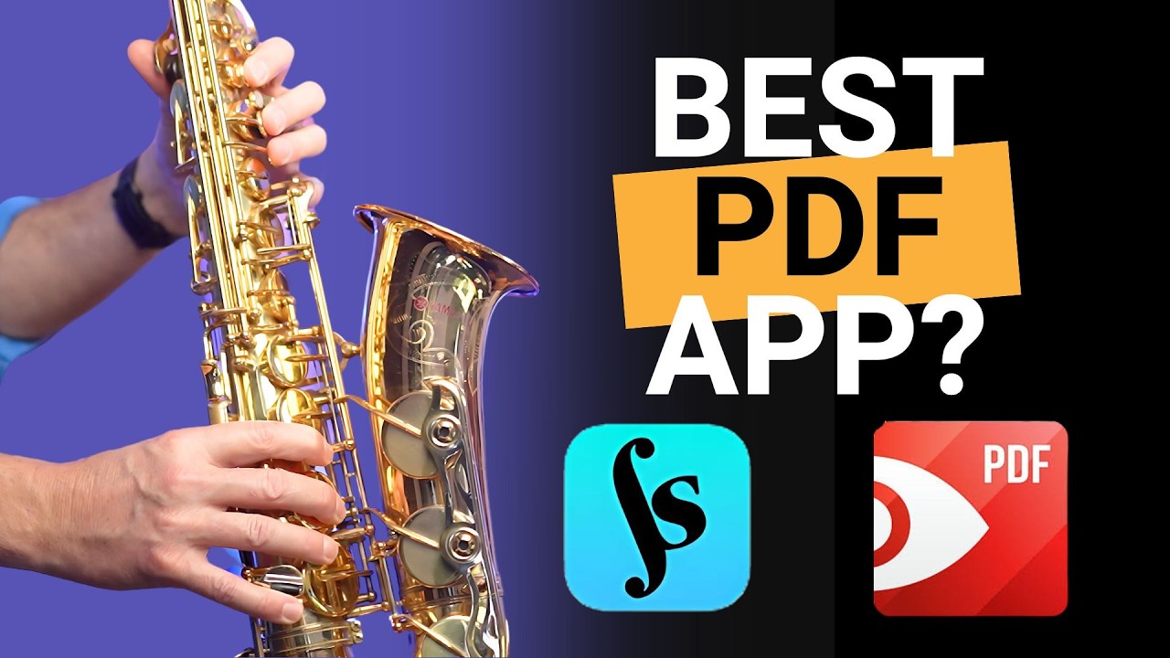 Best PDF Music apps for saxophone players - YouTube