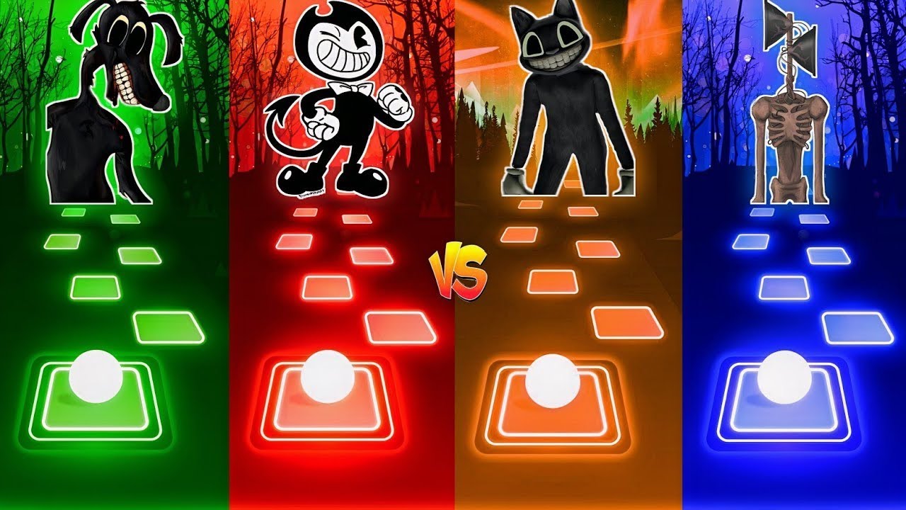 Cartoon Dog🐕🆚 Bandy 🆚 cartoon Cat 😺🆚 Siren Head 🗣️🙂‍↕️ Tiles Hope Edm ...