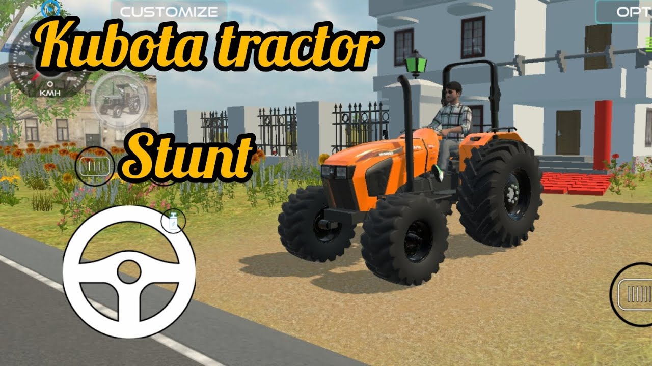 Kubota tractor game play heavy driver gaming lifestyle - YouTube