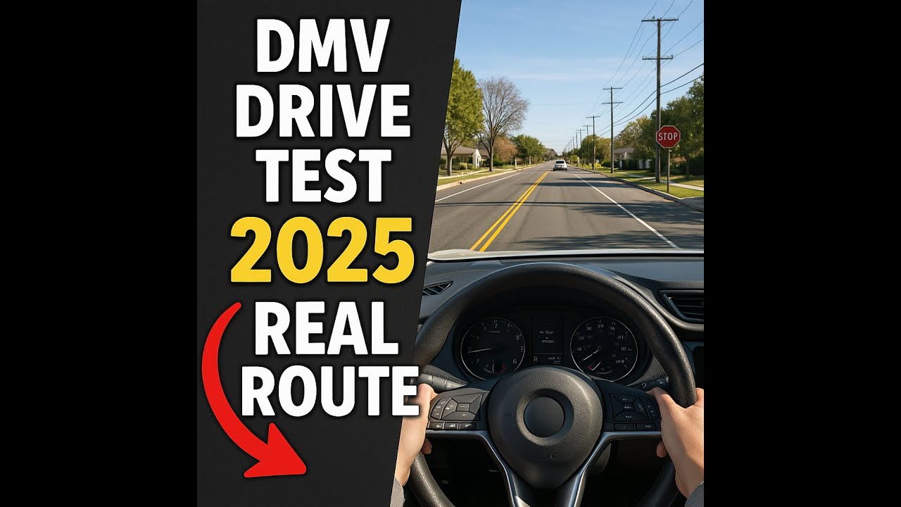 Fremont DMV Drive Test Route 5 - Behind the wheel Fremont DMV - YouTube