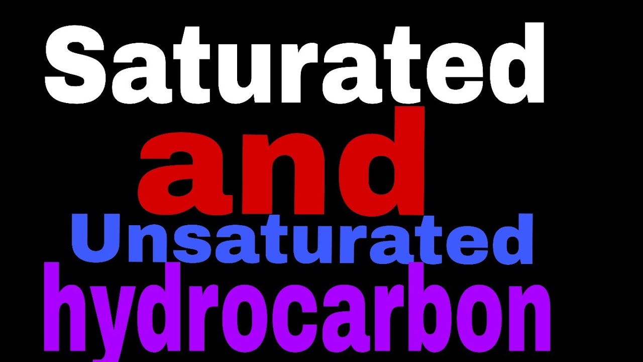 Class 10th Chemistry Saturated And Unsaturated Hydrocarbon By Jogender
