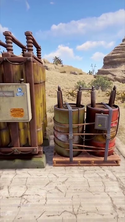 barricades inside monuments and new conveyor filters rust - YouTube