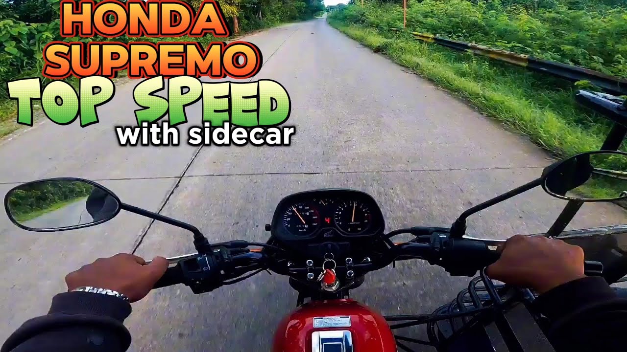 Ep300: HONDA SUPREMO TOP SPEED W/ SIDE CAR || HANEP SA LAKAS KAHIT MAY ...