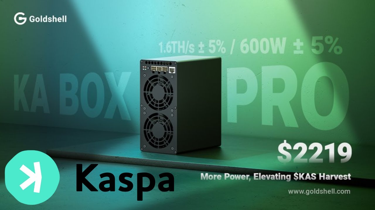 Die neue Goldshell KA Box Pro ist da - Kaspa Mining - YouTube