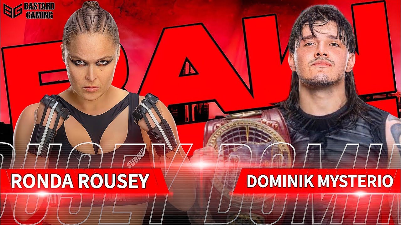 WWE 2K23 | Ronda Rousey Vs Dominik Mysterio - WWE Raw - YouTube