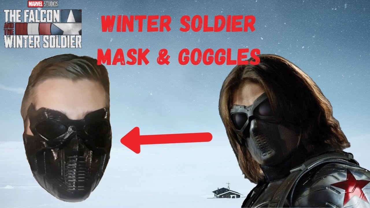 How to Make a Winter Soldier Mask - YouTube