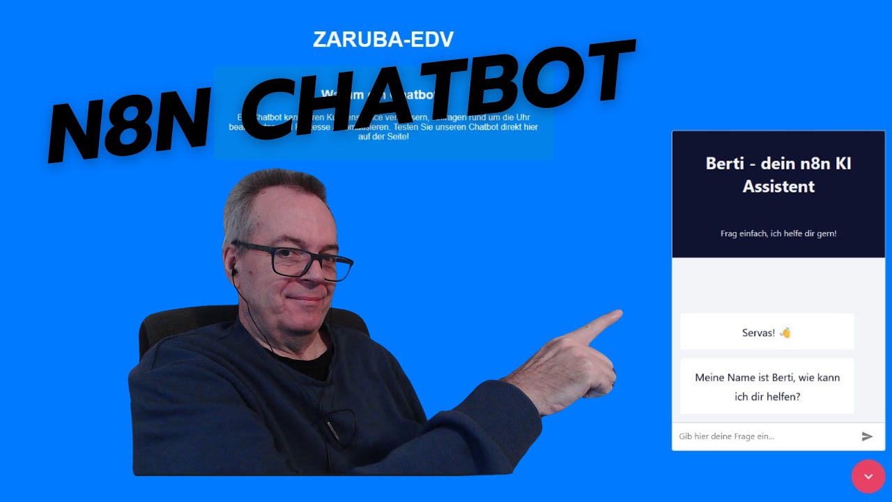n8n Chatbot erstellen & anpassen – Schritt für Schritt! 🎯 - YouTube