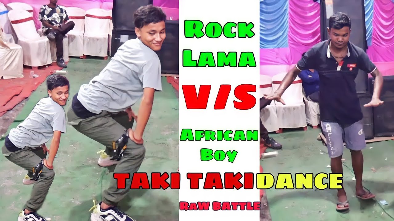 TAKI TAKI DANCE | ROCK LAMA Vs popping BOY | RAW BATTLE 🔥 - YouTube