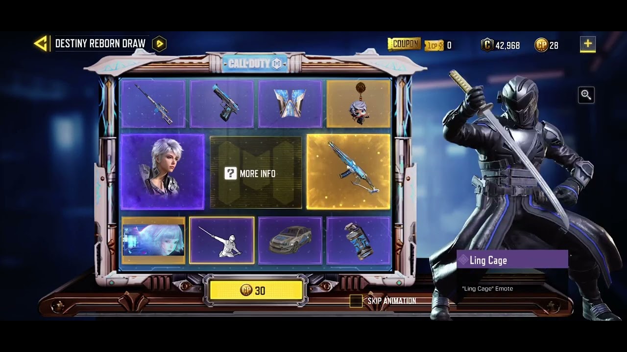 CODM - Ling Cage Emote - YouTube