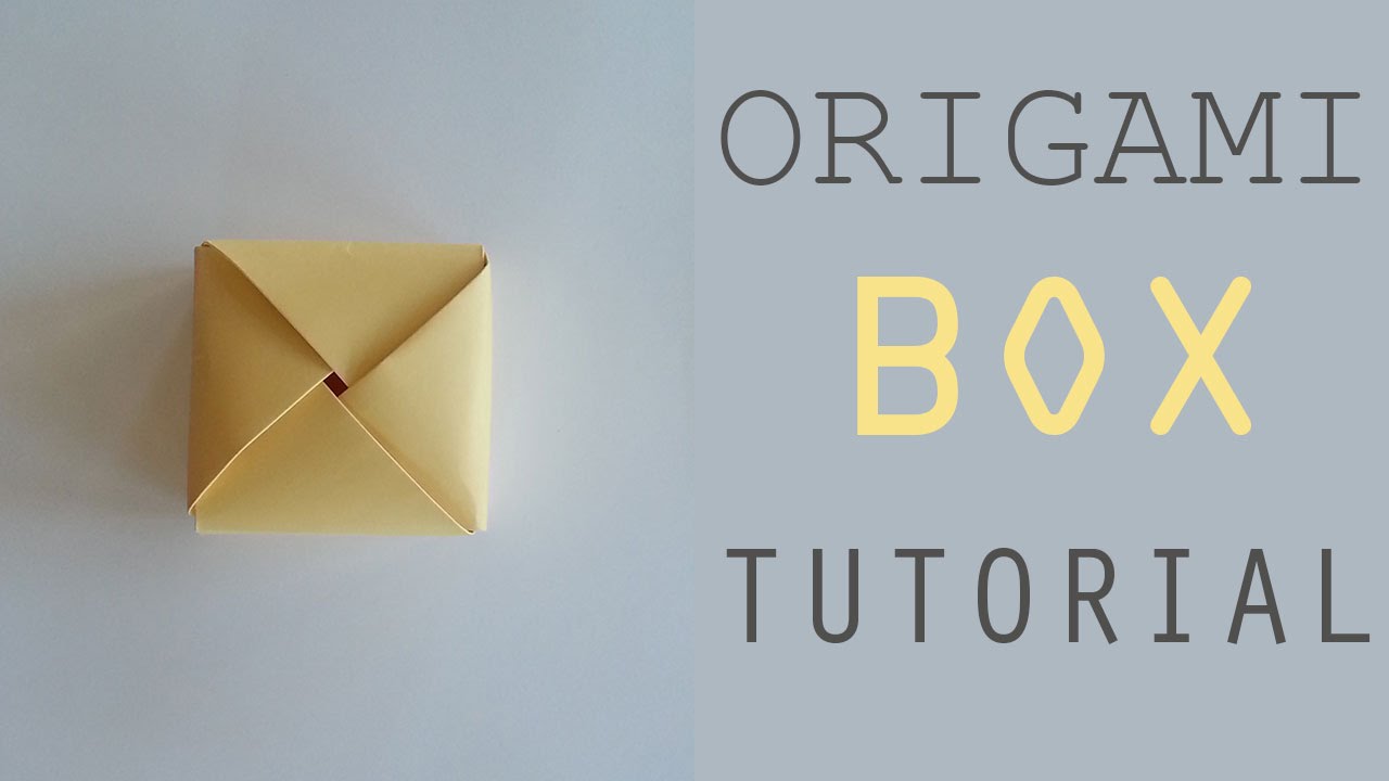 Origami Box Tutorial - YouTube
