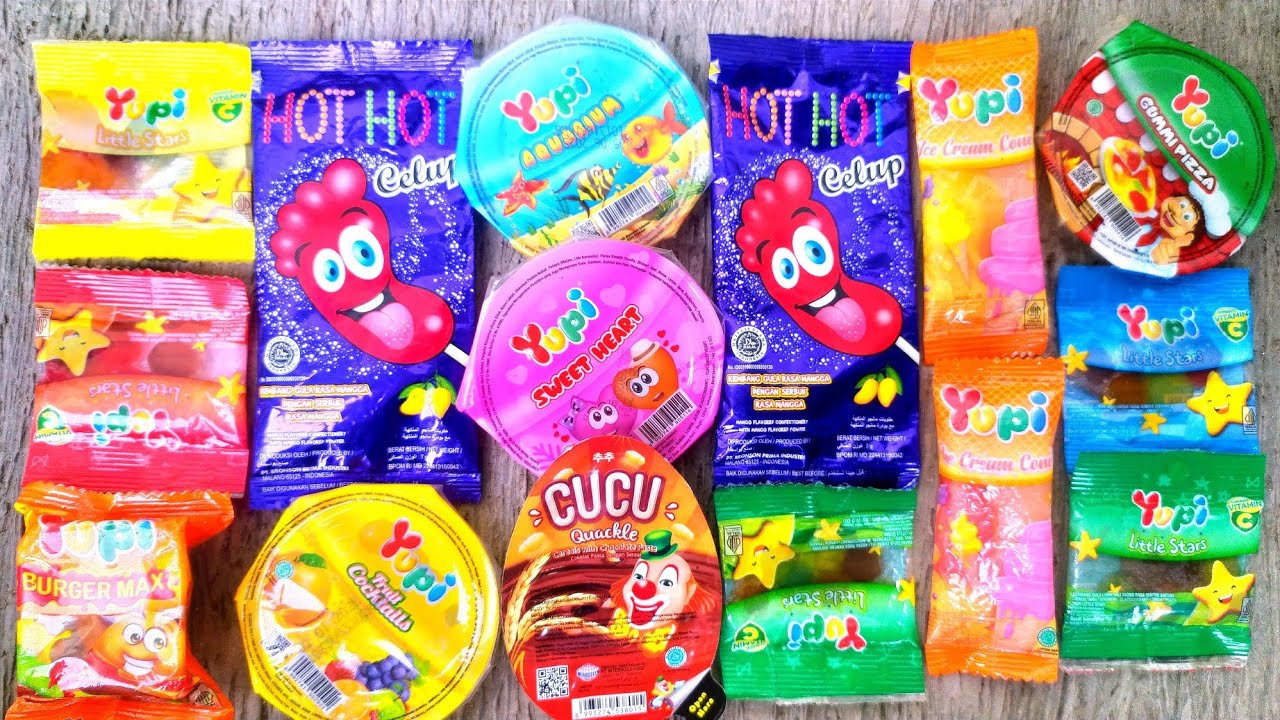 Hunting Es Krim Permen Yupi Cha Cha Minis Little Star Cucu Quackle ...