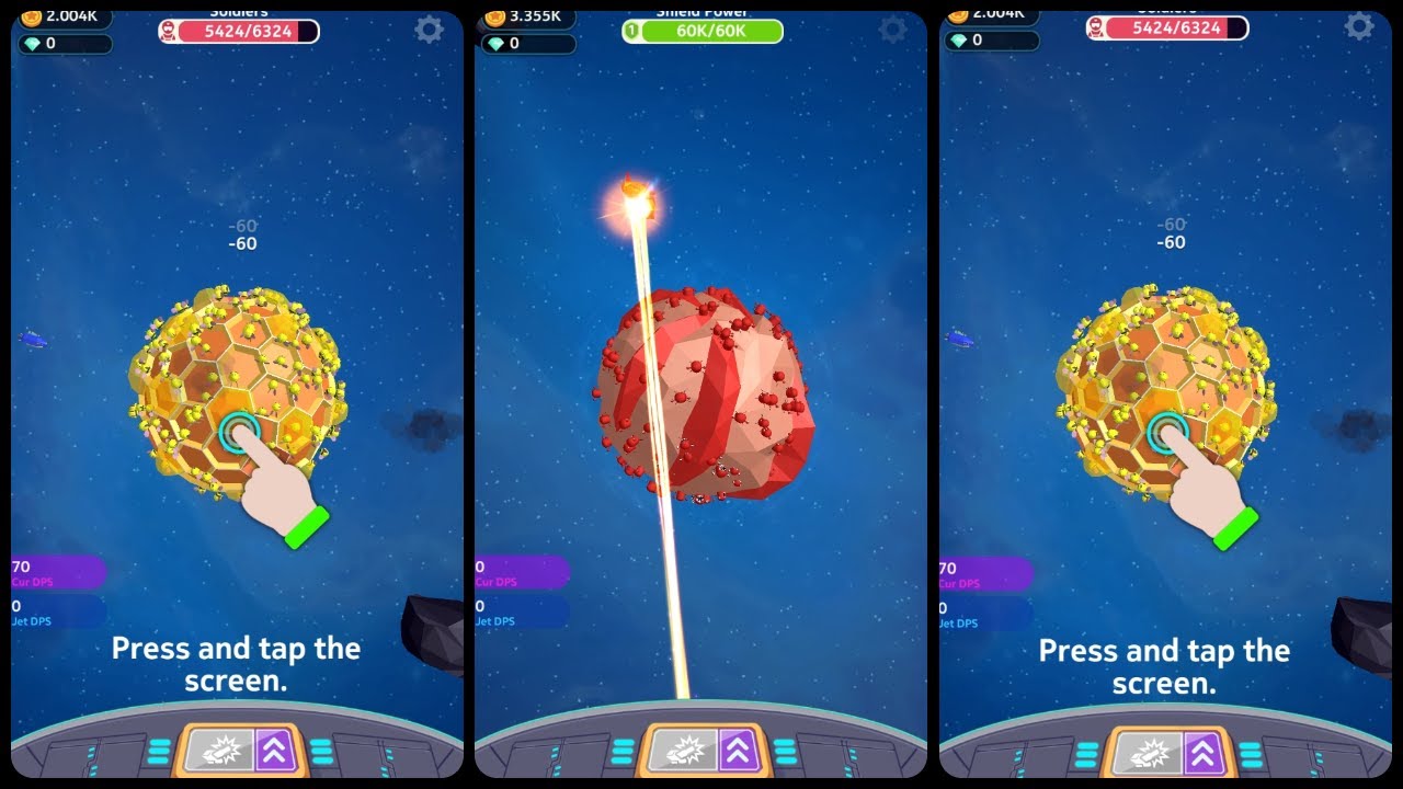 Clash Of Space: Conquer 3D Game — Mobile Game | Gameplay Android - YouTube