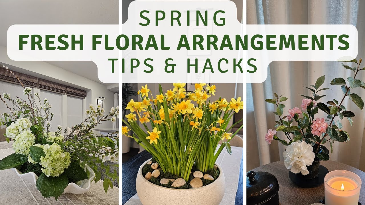Easy DIY Spring Floral Arrangements | Budget-Friendly Decorating Ideas ...