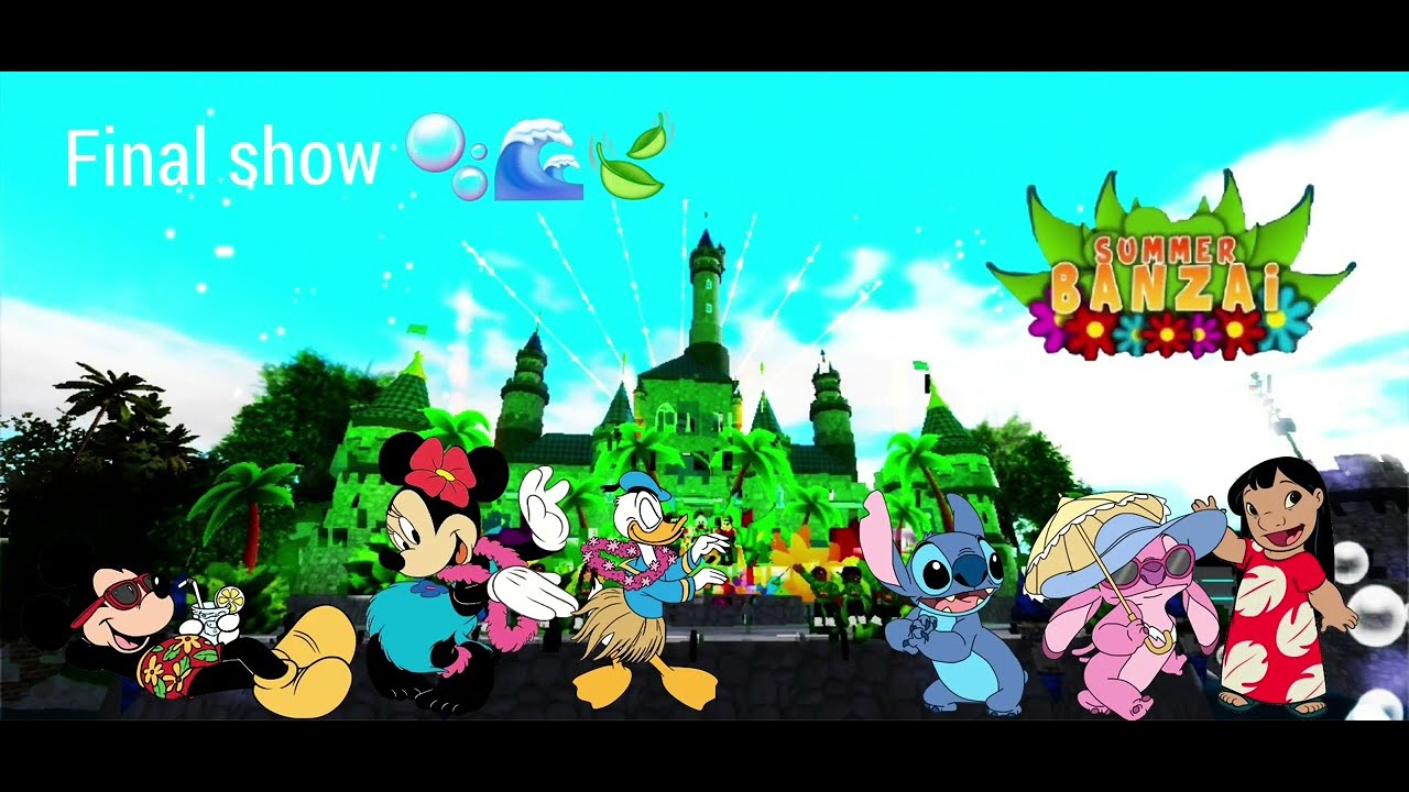 Final Summer Banzai stage show of 2024 at Dreamland Imagination 🌊🍃🫧 ...