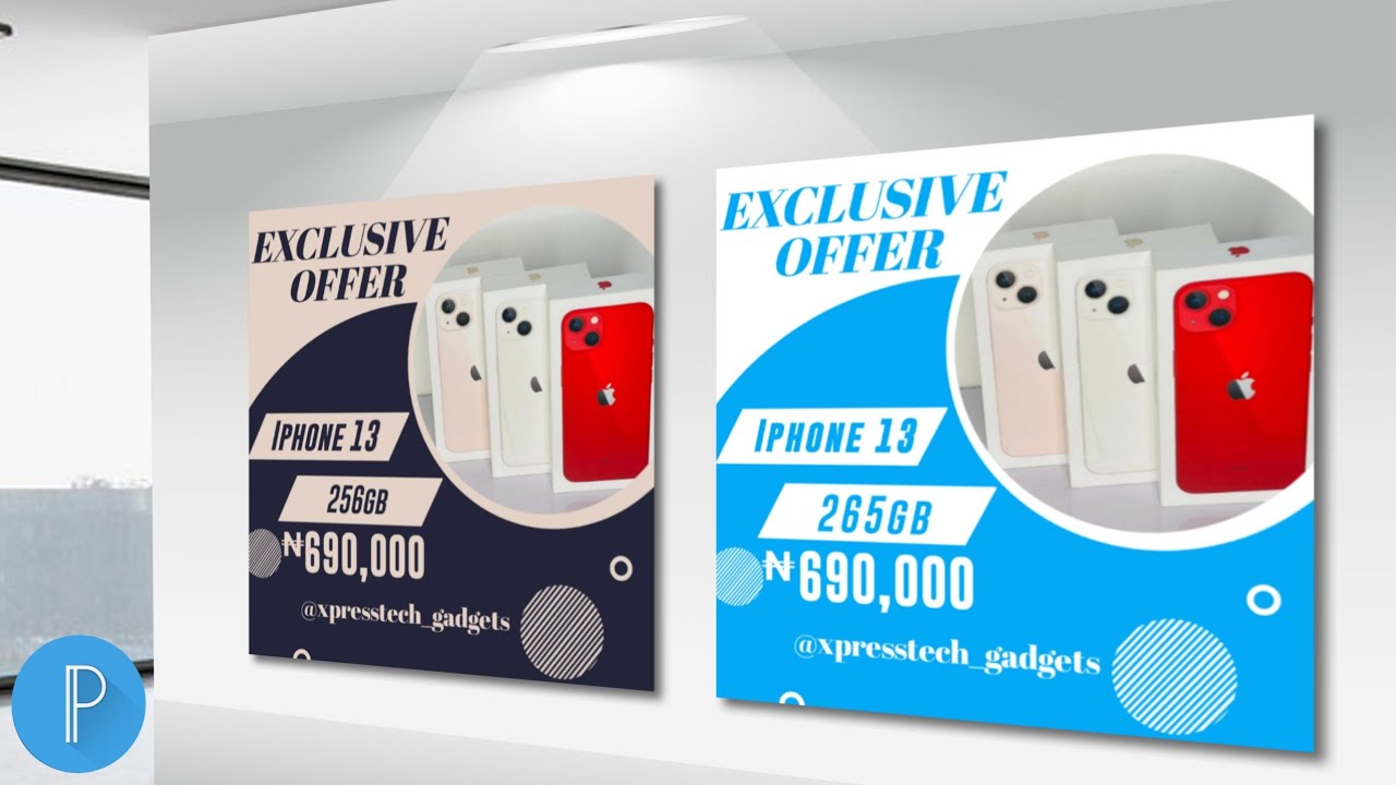 Professional Product advertisement E-flyer on pixellab or textoon app ...