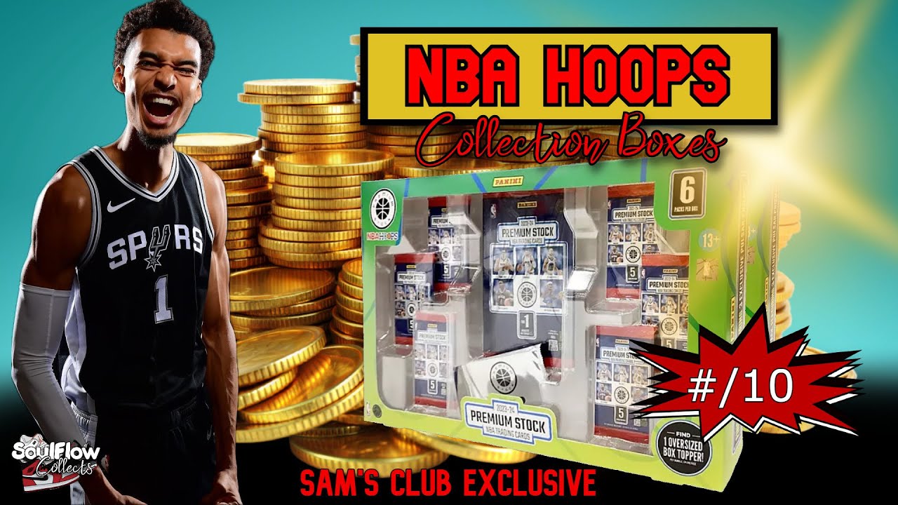 💰 GOLD /10!! 2023-24 Panini NBA Hoops Premium Stock Collection (x2 ...