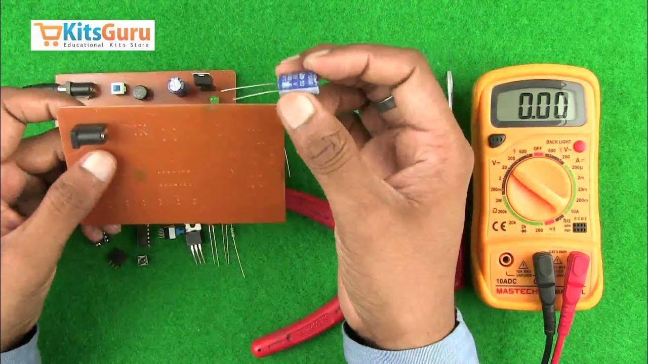 7 Stage Binary Counter Display With LED by KitsGuru.com | LGKT021 - YouTube