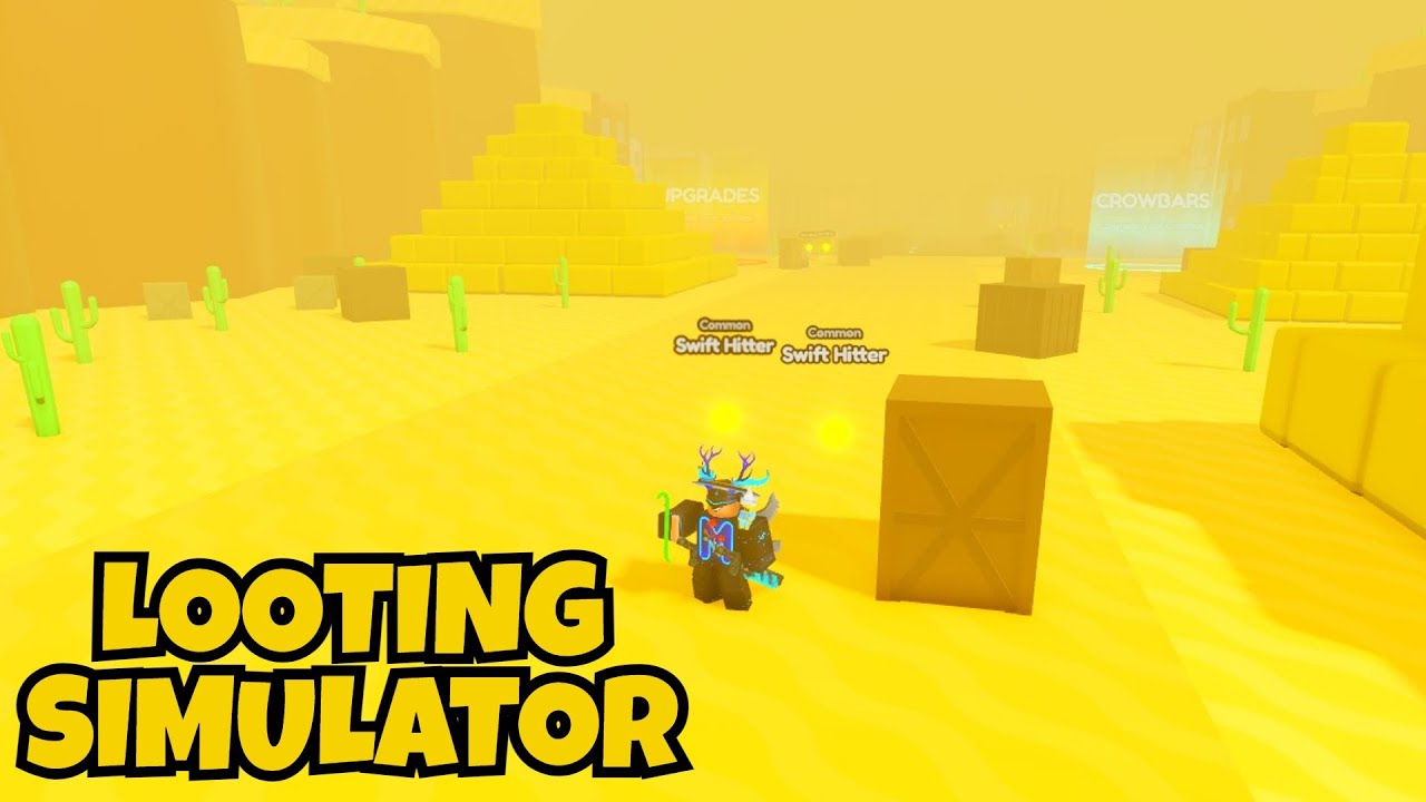 Looting Simulator 📦, NEW! Desert World. Cash 50k in Roblox - YouTube