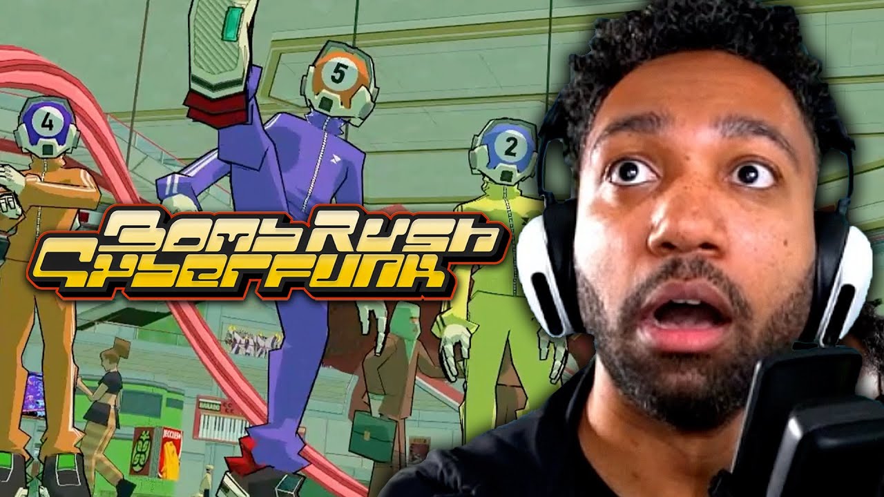 The 8-Ball CyberBot crew is Coming Through! | Bomb Rush CyberFunk #8 - YouTube