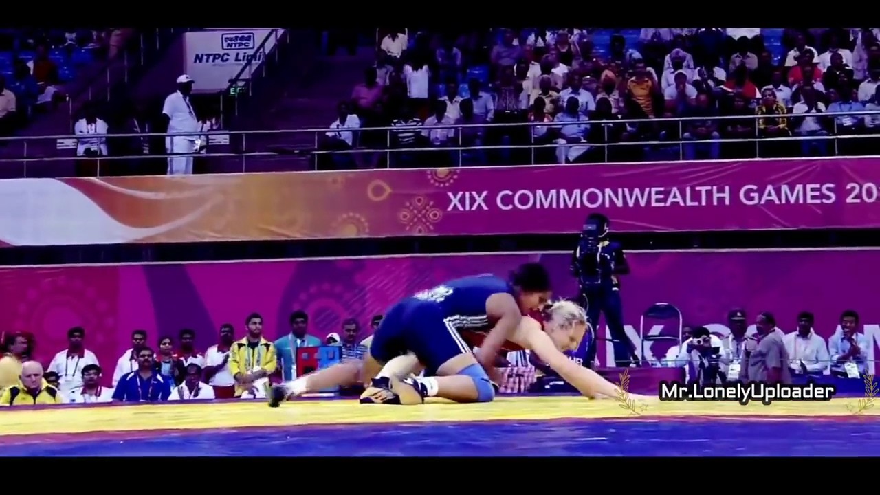 Geeta Phogat final match 2010 Commonwealth Gold Medal match - YouTube