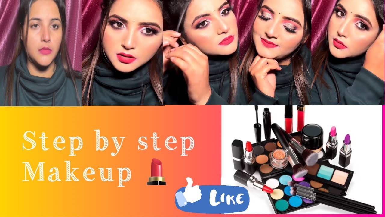 Makeup step by step || makeup tutorial || makeup || makeup kese karte h ...