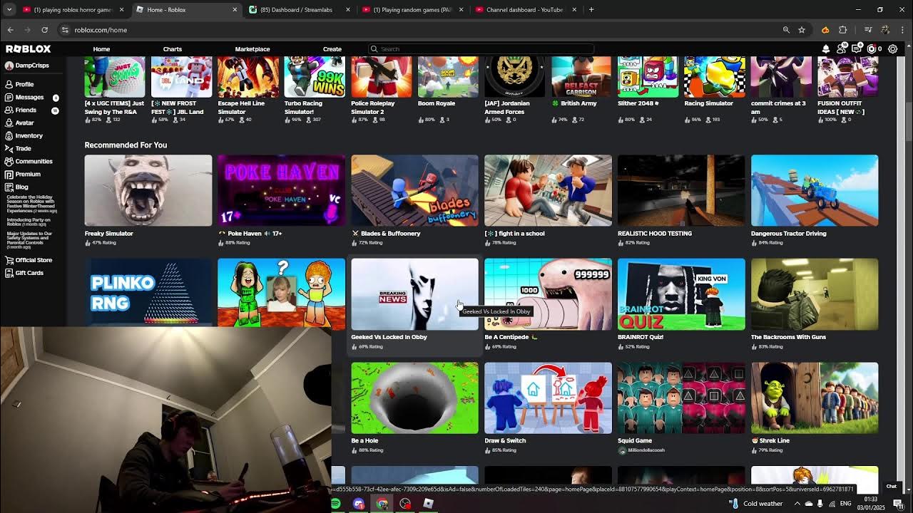 Playing random games (PART 4 OF TRYING TO STREAM) - YouTube