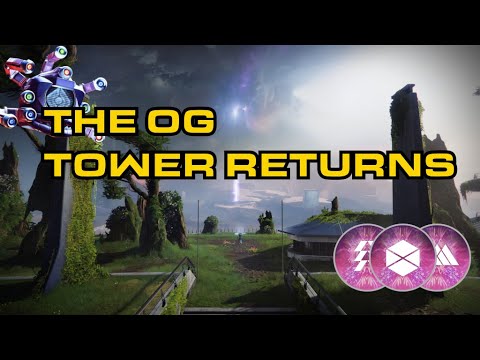 Destiny 2: We finally return to the tower!!!! - YouTube