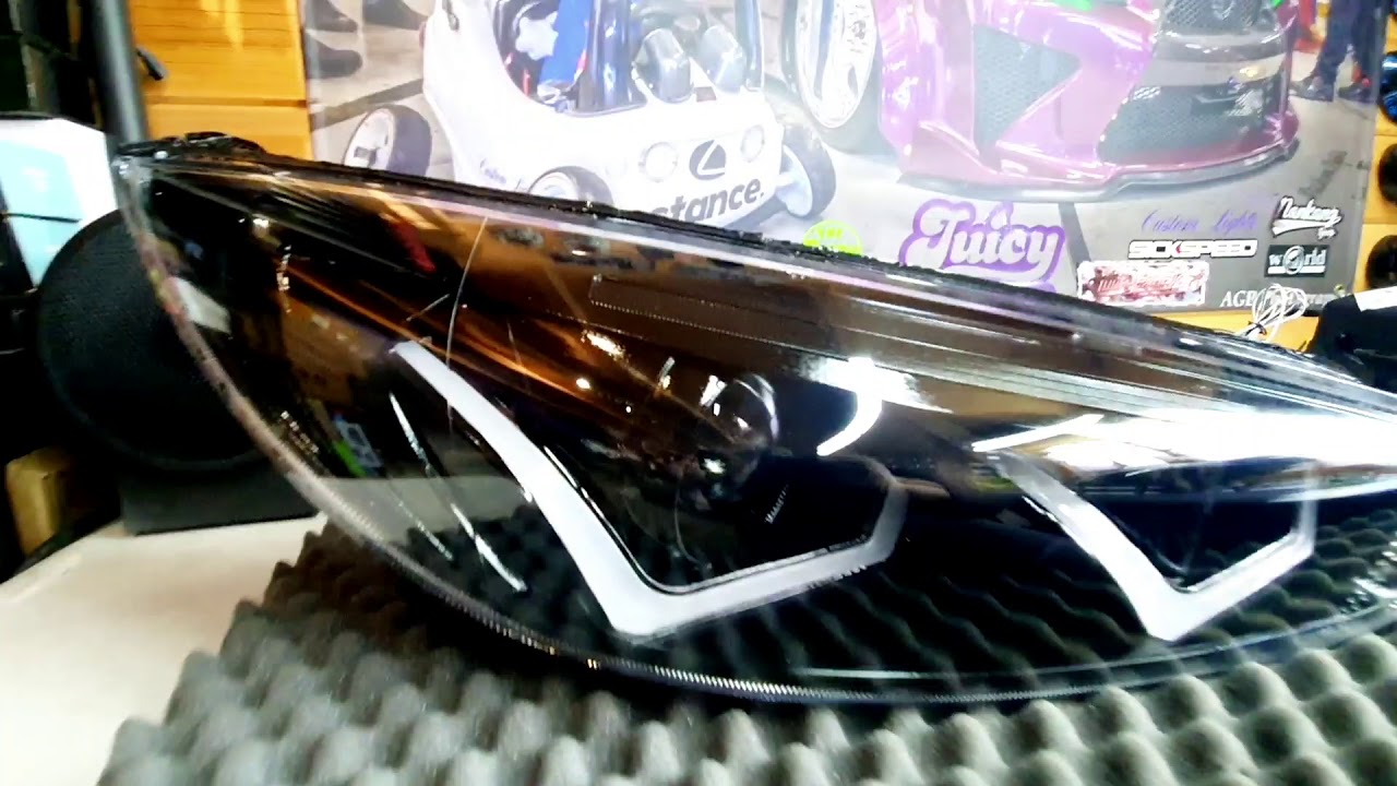 Ford focus mk3.5 custom sequential headlights - YouTube