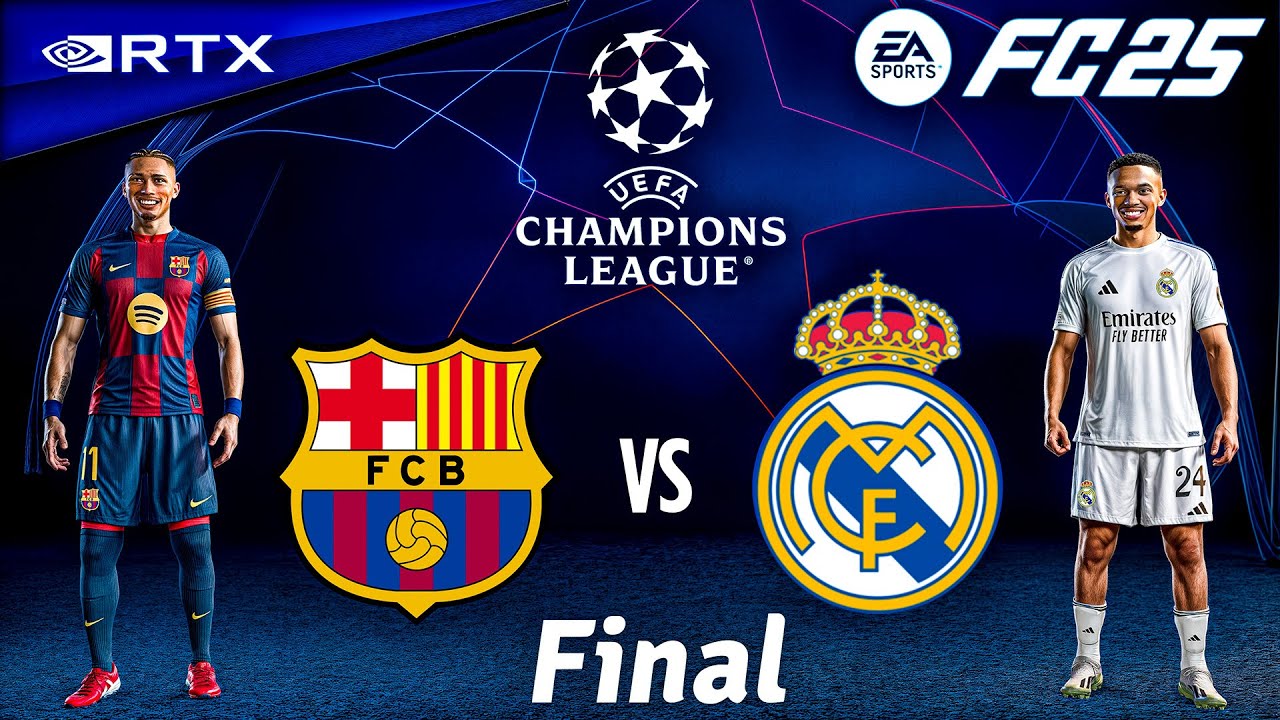 FC 25 - Barcelona vs. Real Madrid Ft. Rashford, Trent, | UEFA Champions ...