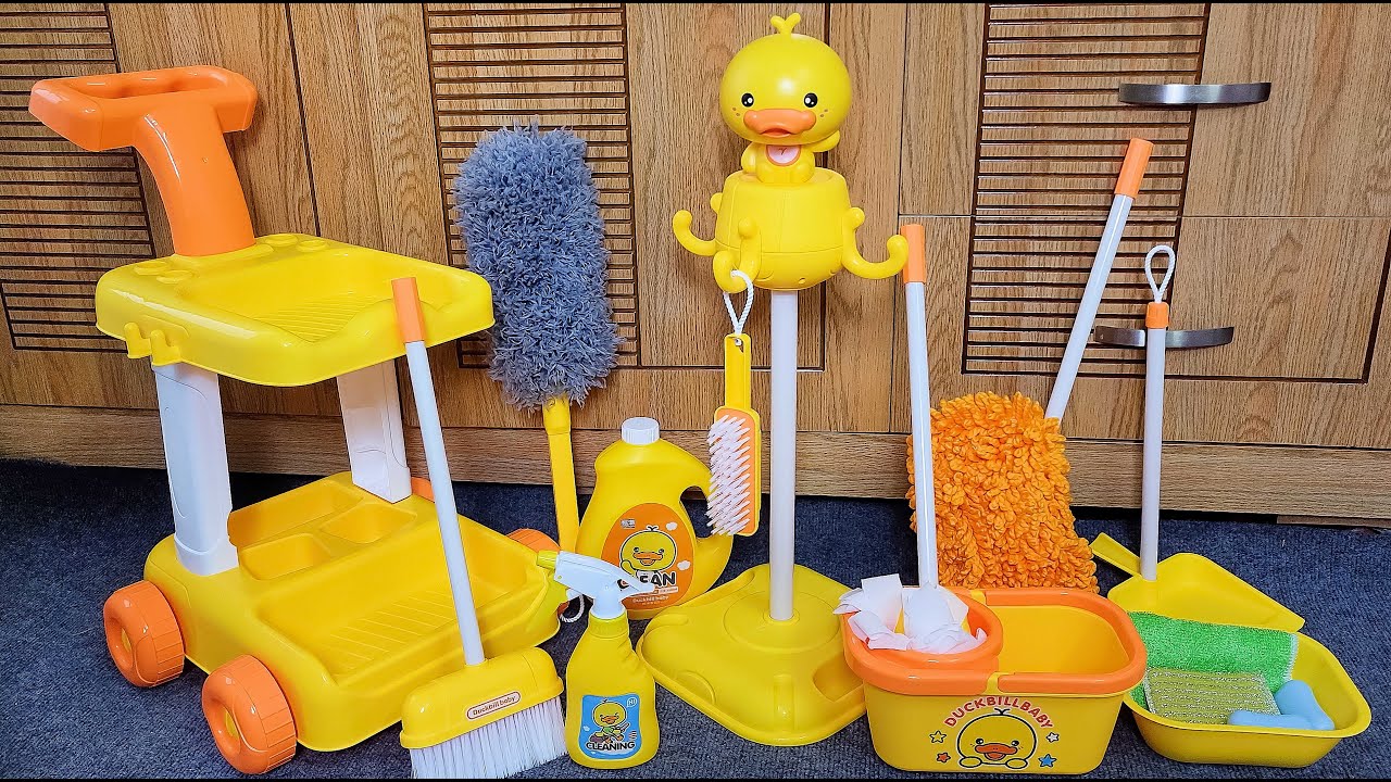 12 Minutes Satisfying with Unboxing Super Cute Yellow Duckie Cleaning ...