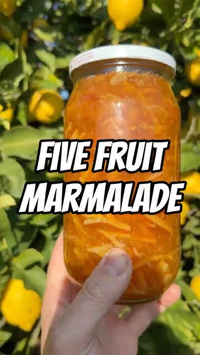 Five Fruit Marmalade Recipe 🍊 #youtubevideo #recipe #marmalade - YouTube