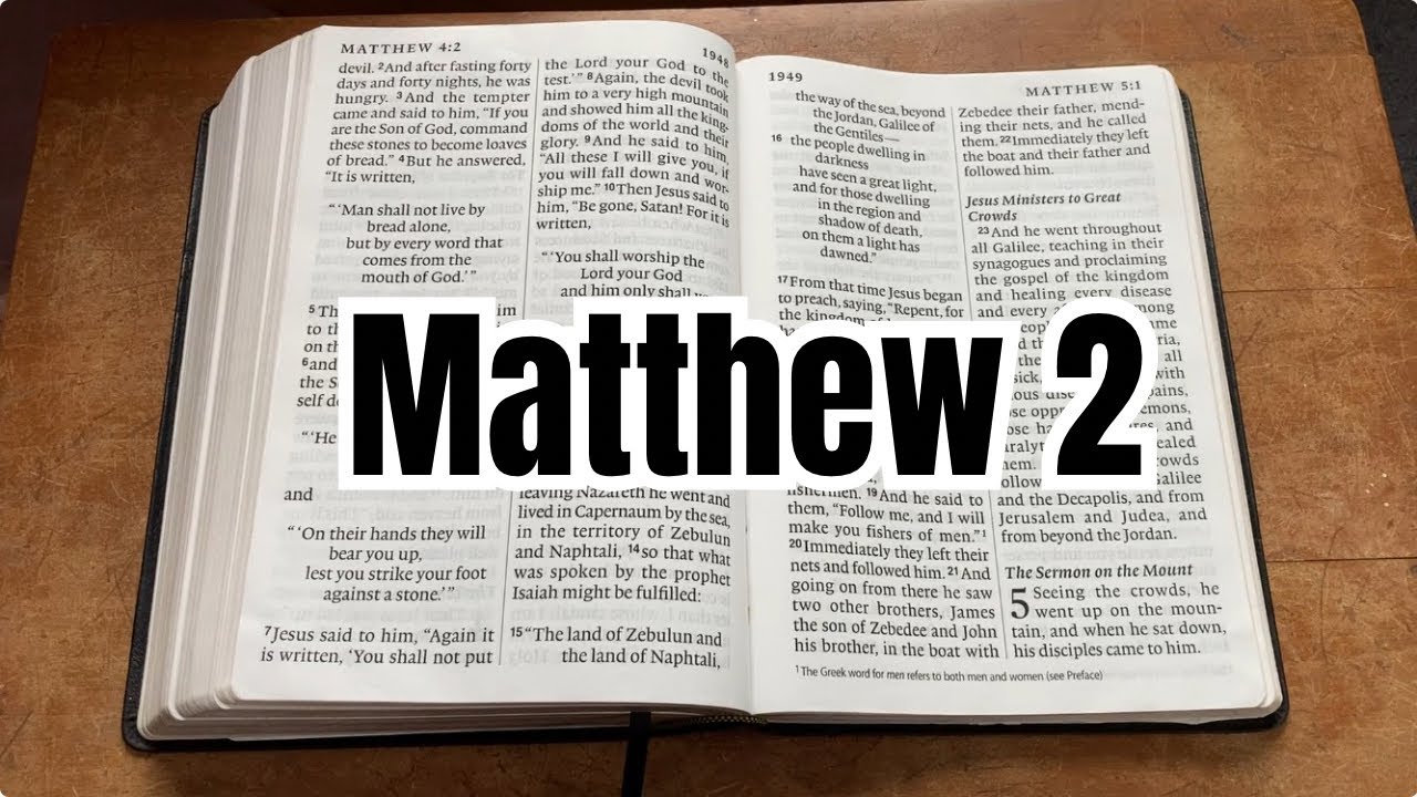 Matthew 2- God’s protection of Jesus through Joseph - YouTube