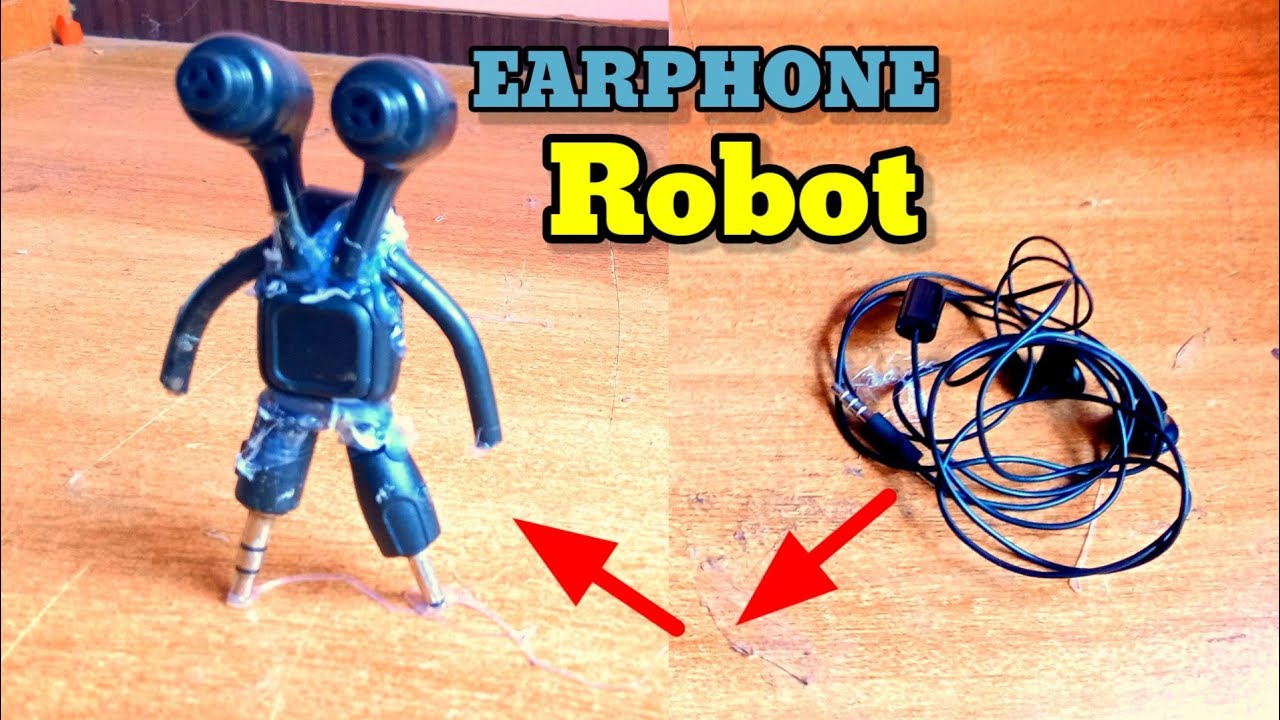 How to make robot from earphone - YouTube