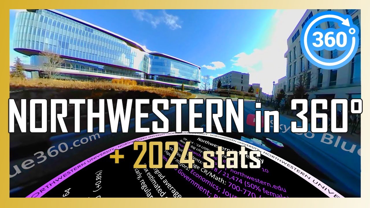[2024] NORTHWESTERN UNIVERSITY 360° VR driving tour - YouTube