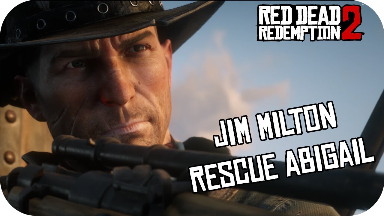 Jim Milton Save Abigail RDR2 Model Swap | Playing as John in Chapter 6 ...