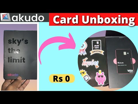 New Akudo Card Unboxing || Akudo Card Free Me Kaise Le || Minor Fam ...